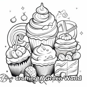 Snack Coloring Pages - Free & Printable!