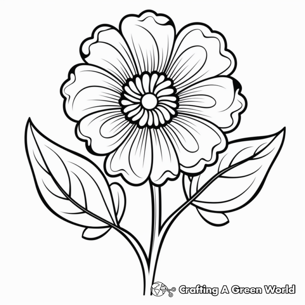 Black & White Flowers Coloring Pages - Free & Printable!