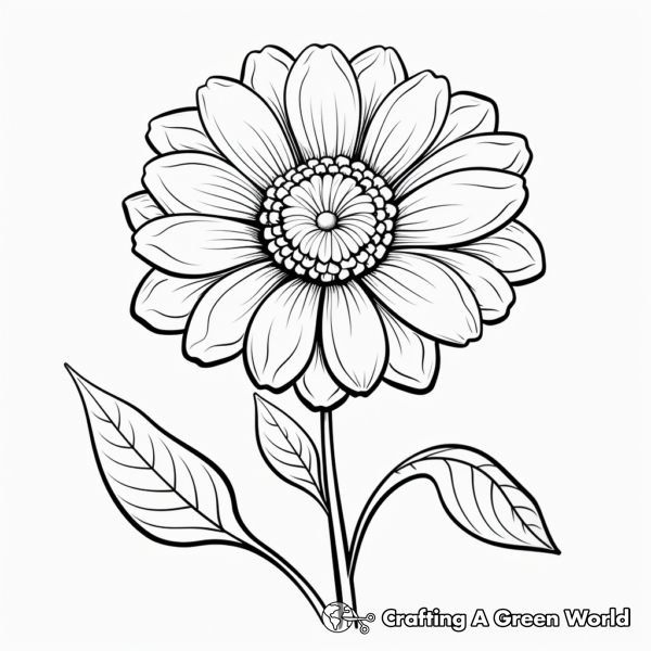 Black & White Flowers Coloring Pages - Free & Printable!