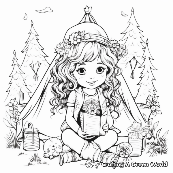 Boho Rainbow Coloring Pages - Free & Printable!