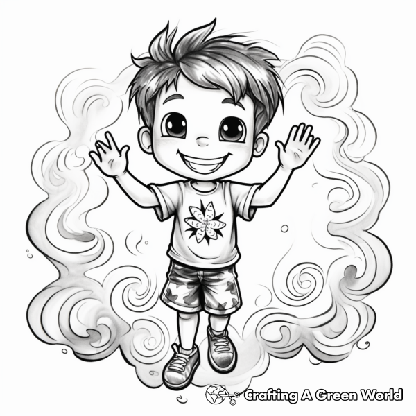 Tie Dye Coloring Pages - Free & Printable!