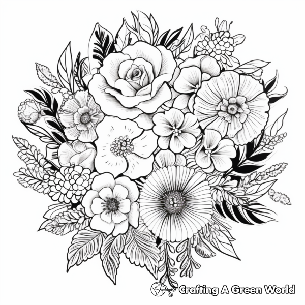 Intricate Floral Coloring Pages - Free & Printable!