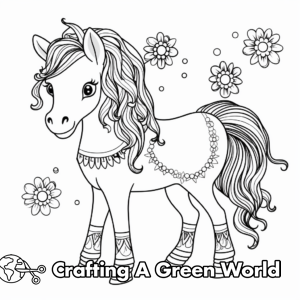 Boho Rainbow Coloring Pages - Free & Printable!