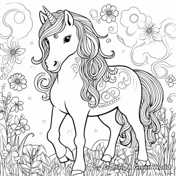 Boho Rainbow Coloring Pages - Free & Printable!