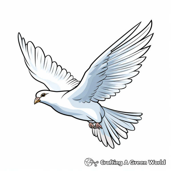 Dove Coloring Pages - Free & Printable!