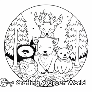 Winter Solstice Coloring Pages - Free & Printable!