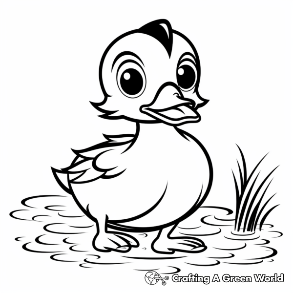 Wood Duck Coloring Pages - Free & Printable!