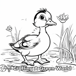 Wood Duck Coloring Pages - Free & Printable!