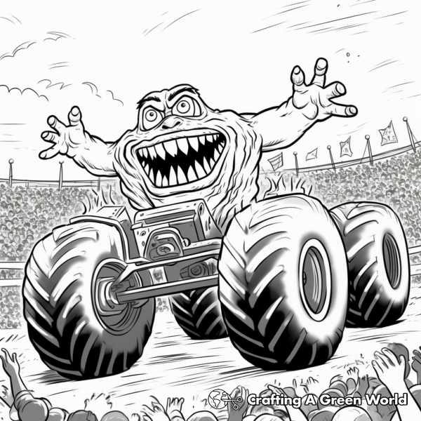 Monster Truck Coloring Pages - Free & Printable!