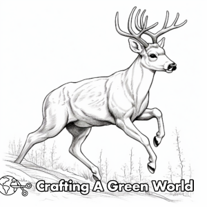 Big Buck Coloring Pages - Free & Printable!