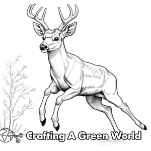 Big Buck Coloring Pages - Free & Printable!
