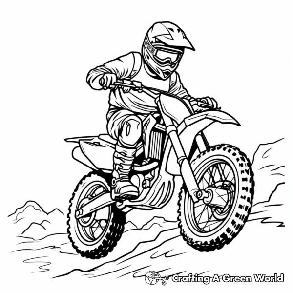 Dirt Bike Coloring Pages - Free & Printable!