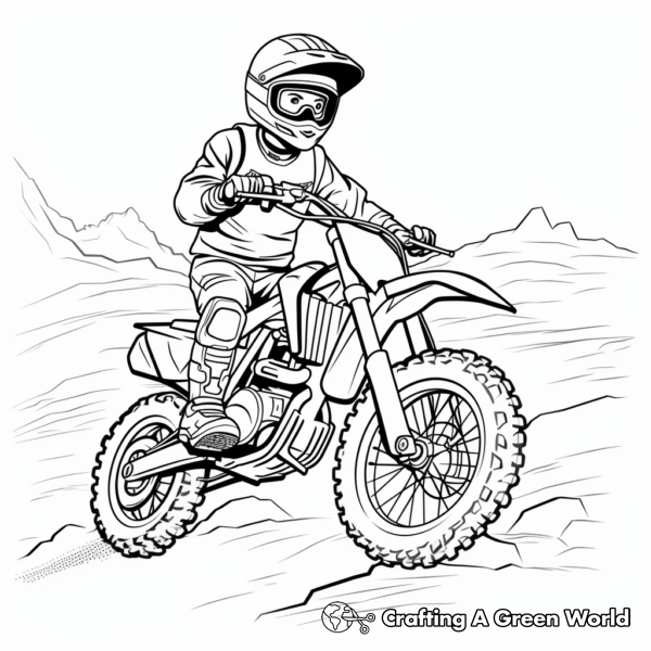 Dirt Bike Coloring Pages - Free & Printable!