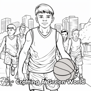 Basketball Coloring Pages - Free & Printable!