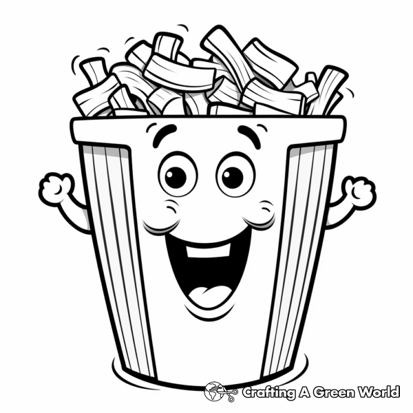 Snack Coloring Pages - Free & Printable!