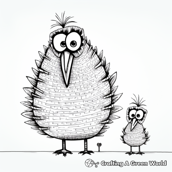 Thankful Turkey Coloring Pages - Free & Printable!