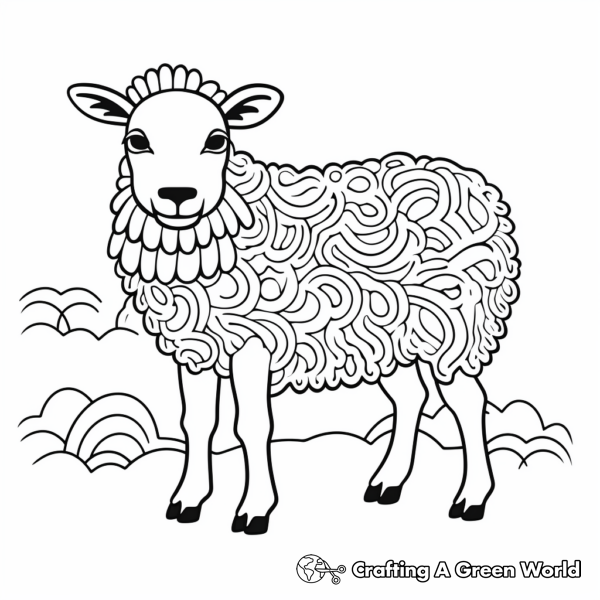 Sheep Coloring Pages - Free & Printable!