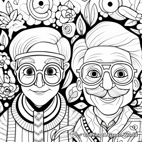 Grandparents Day Coloring Pages - Free & Printable!