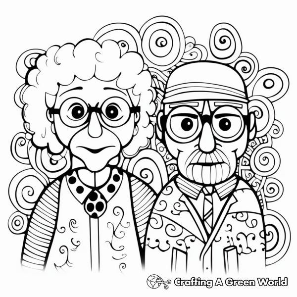 Grandparents Day Coloring Pages - Free & Printable!