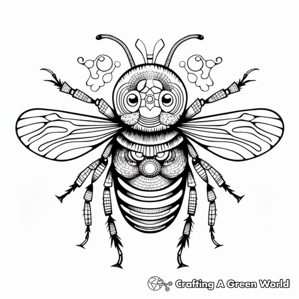 Bee Coloring Pages - Free & Printable!