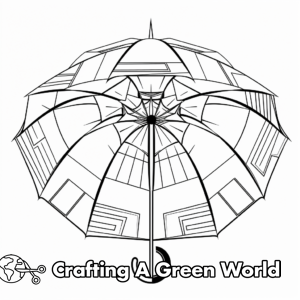 Umbrella Coloring Pages - Free & Printable!