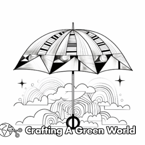 Umbrella Coloring Pages - Free & Printable!