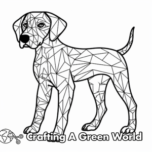 German Shorthaired Pointer Coloring Pages - Free & Printable!