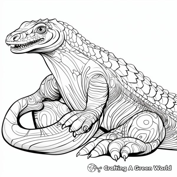 Komodo Dragon Coloring Pages - Free & Printable!
