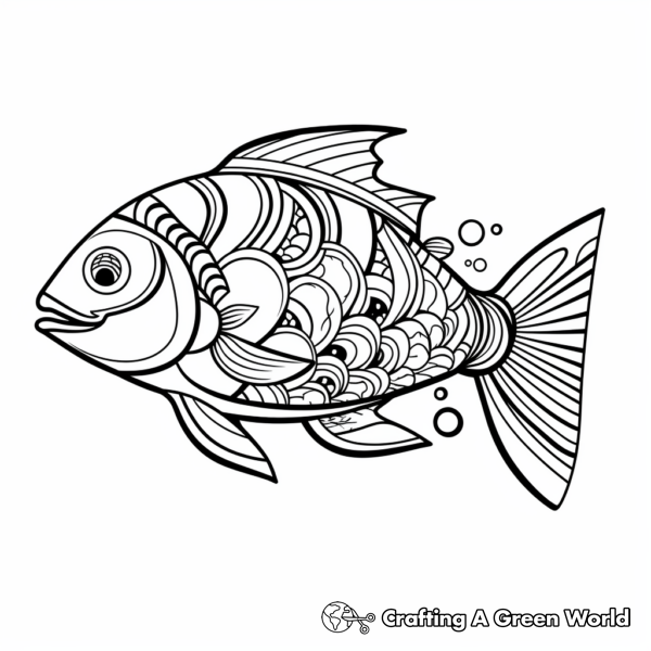 Salmon Coloring Pages - Free & Printable!