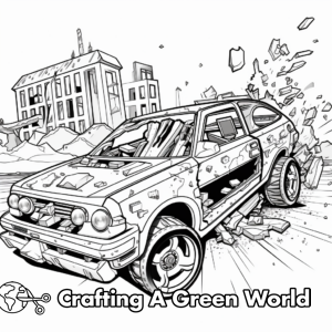 Derby Car Coloring Pages - Free & Printable!