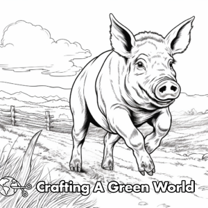 Pig Coloring Pages - Free & Printable!