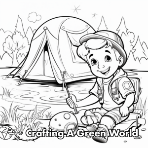 Camping Coloring Pages Free Printable