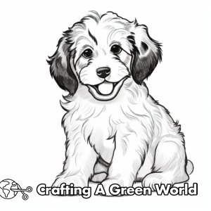 Bernedoodle Coloring Pages - Free & Printable!