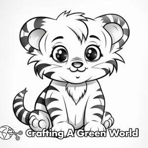 Cute Tiger Coloring Pages - Free & Printable!
