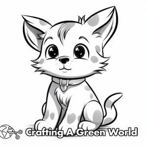 Dog And Cat Coloring Pages - Free & Printable!