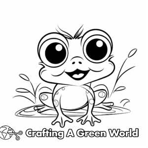 Red Eyed Tree Frog Coloring Pages - Free & Printable!