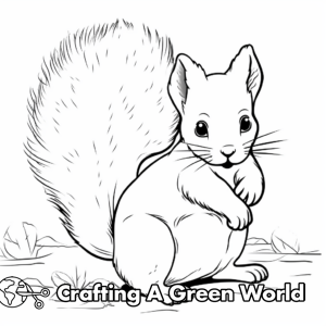 Squirrel Coloring Pages - Free & Printable!