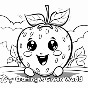 Cute Fruit Coloring Pages - Free & Printable!