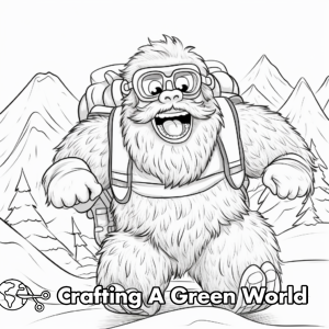 Yeti Coloring Pages - Free & Printable!