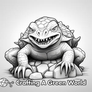 Snapping Turtle Coloring Pages - Free & Printable!