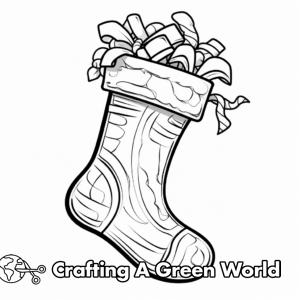 Stocking Coloring Pages - Free & Printable!