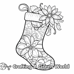 Stocking Coloring Pages - Free & Printable!