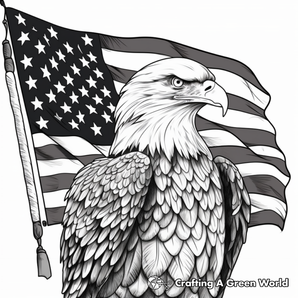 American Flag Coloring Pages - Free & Printable!