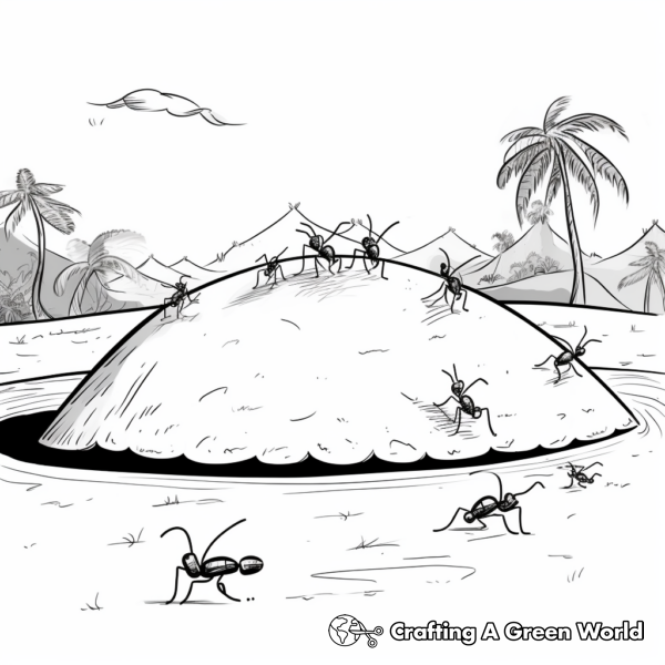 Ant Coloring Pages - Free & Printable!