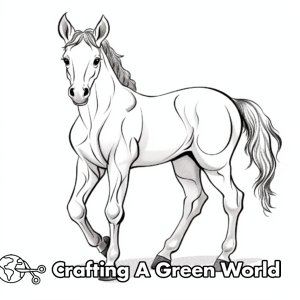 Foal Coloring Pages - Free & Printable!