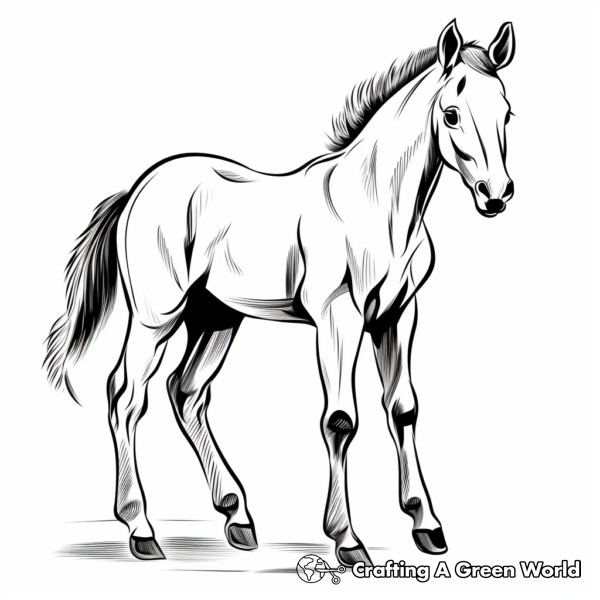 Foal Coloring Pages - Free & Printable!