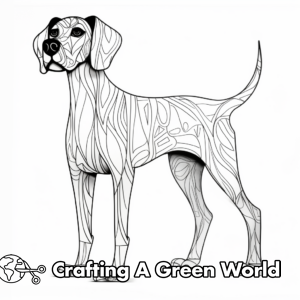 Great Dane Coloring Pages - Free & Printable!
