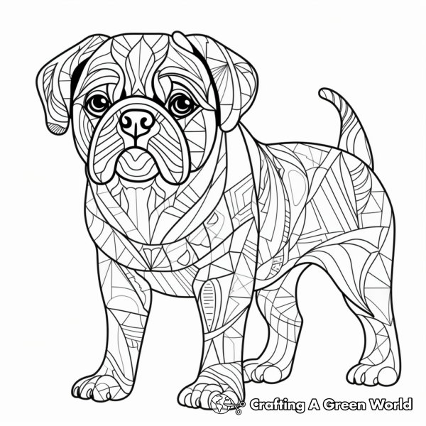 Adult Pug Coloring Pages - Free & Printable!