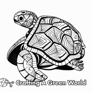 Turtle Shell Coloring Pages - Free & Printable!