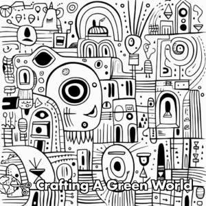 Doodle Coloring Pages - Free & Printable!